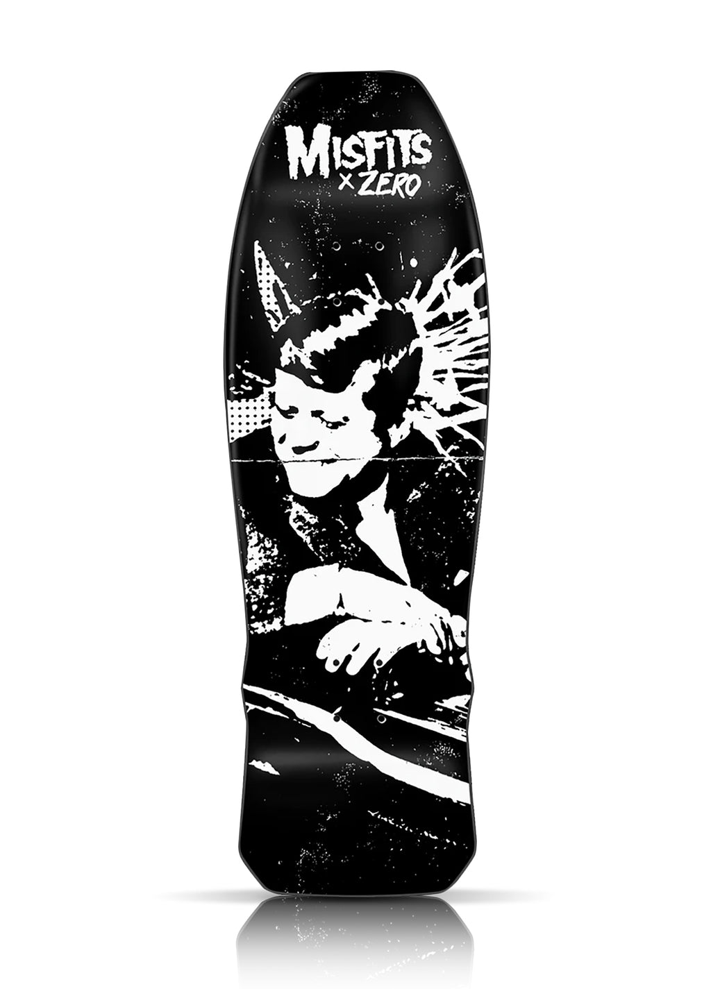 Misfits X Zero Bullet 89 Cruiser Jfk Skateboard Deck Sk8 Of The Art